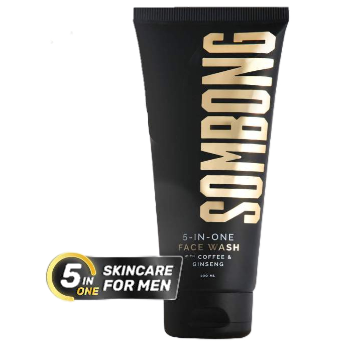 Jual SOMBONG 5-in-1 Face Wash with Coffee & Ginseng 100ml | Shopee Indonesia