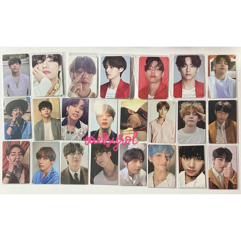 Jual [READY] BTS V Taehyung Official Photocard PC Butter Lucky Draw DICON MOTS Album HYYH BE ...