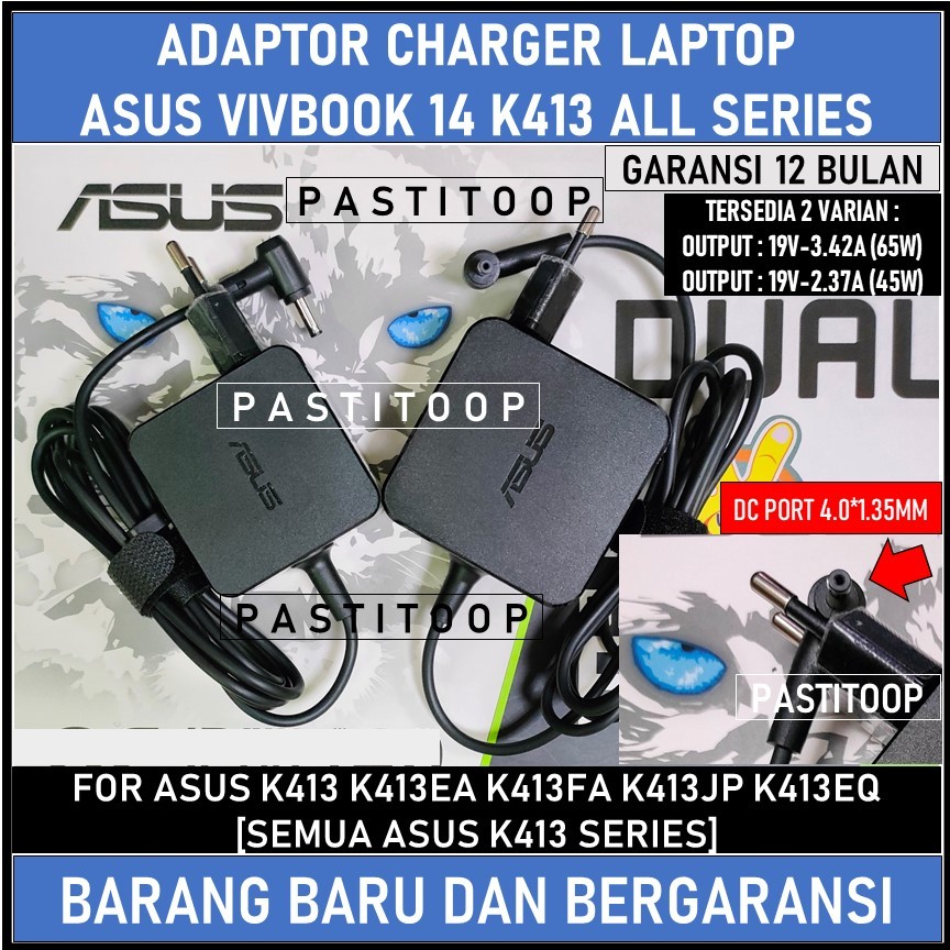 Jual Adaptor Charger Asus Vivobook 14 K413 K413EA K413FA K413JP K413EQ ...