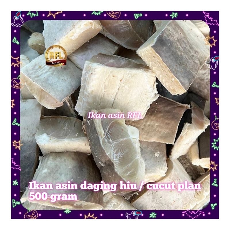 Jual ikan asin cucut daging hiu super 500gram | Shopee Indonesia