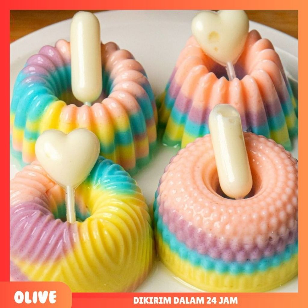 Jual Pipet Vla Puding Mini Macaroon Cupcake isi 10pcs Food Infuser 4ML ...