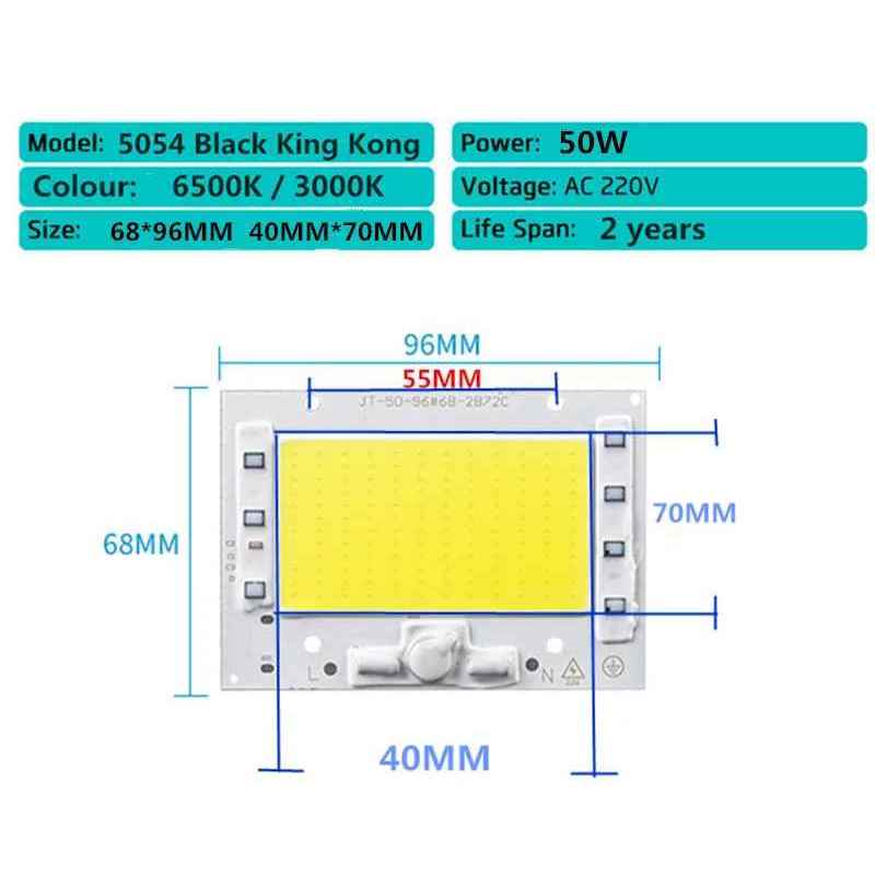 Jual LAMPU LED HPL COB 220V 50W langsung PLN Tanpa Driver | Shopee ...