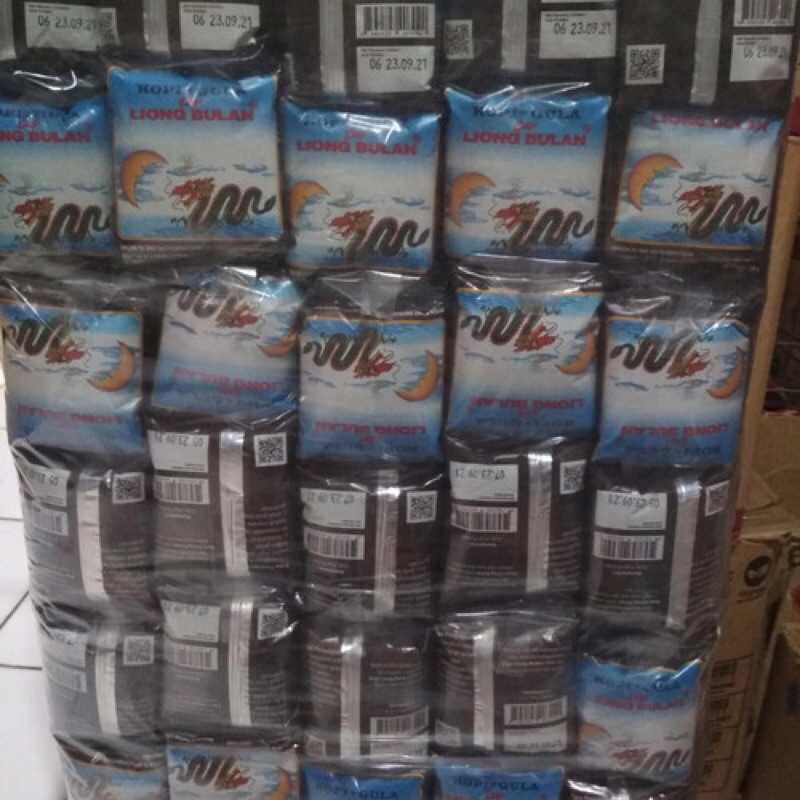 Jual Kopi liong bulan plus gula satu pack isi 20pcs | Shopee Indonesia