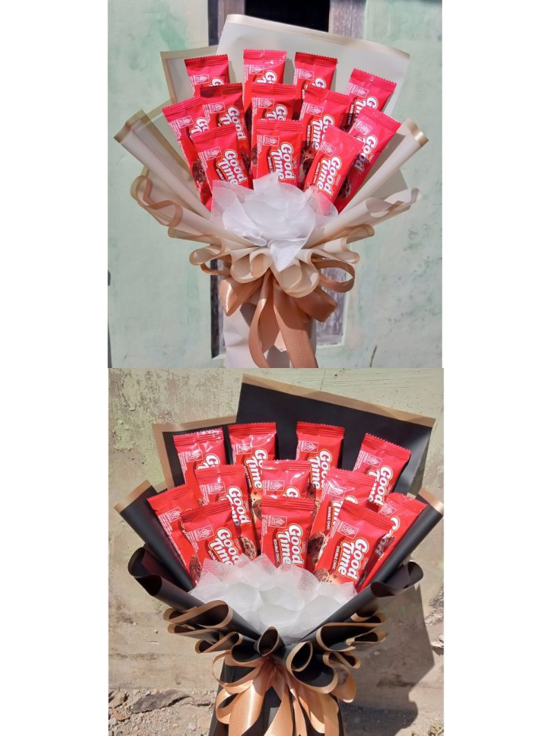 Jual BUCKET GOODTIME COKLAT / BUKET GOODTIME / BUCKET SNACK COKLAT ...