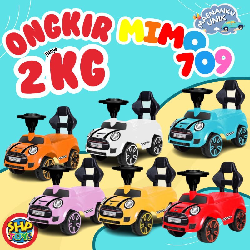 Jual Mainan Maenan Mobil SHP Toys Ride on Car MIMO 709 Maenan Mobilan ...