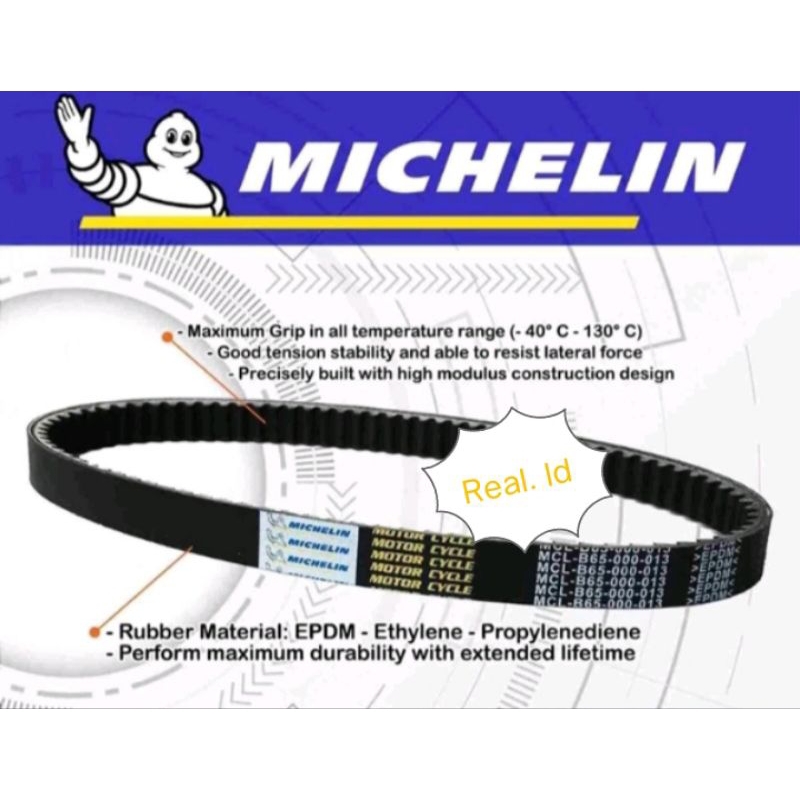 Jual V-belt Michelin / V belt Michelin untuk motor Mio, Scoopy, Spacy ...