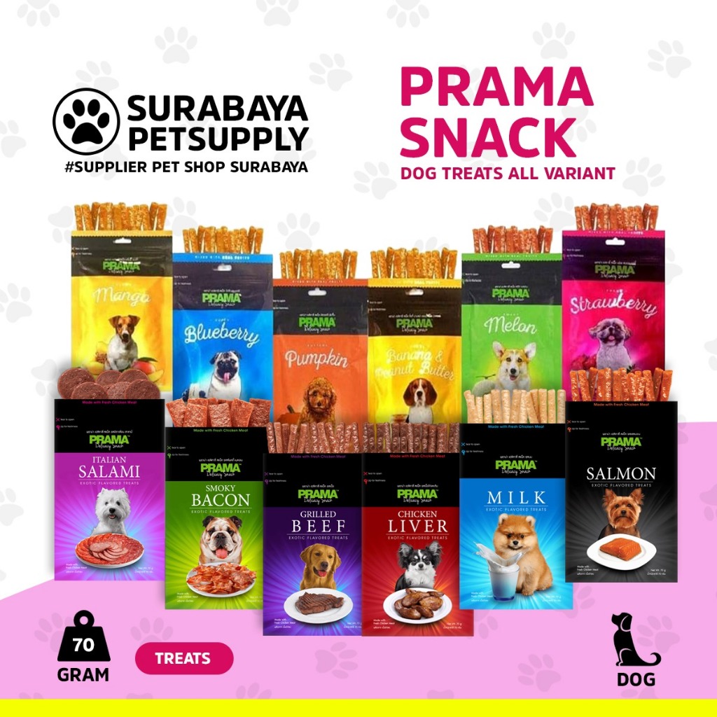 Jual Prama Delicacy Dog Treats 70gram - Snack Anjing Merk Prama 70gr ...