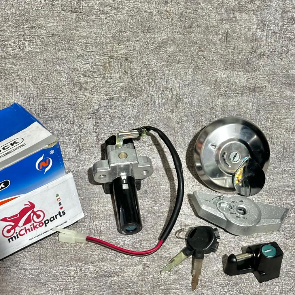 Jual Kunci Kontak Assy Set Depan Belakang Mega Pro New Primus 2006 2007 ...