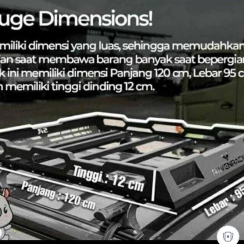 Jual rack ravenrack mobil Jimny katana roof RAck mobil off-road ...