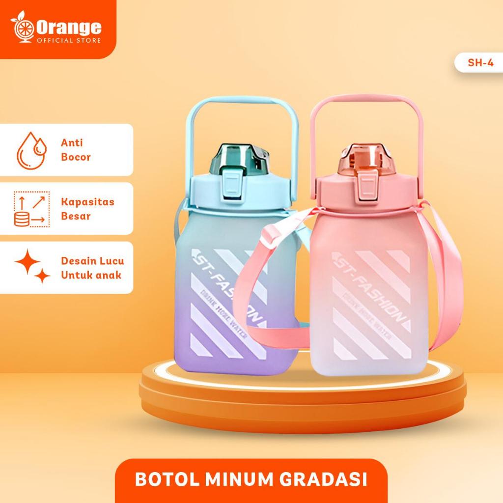Jual ORANGE - Botol Minum Kotak Gemoy 1.5 Liter | Shopee Indonesia