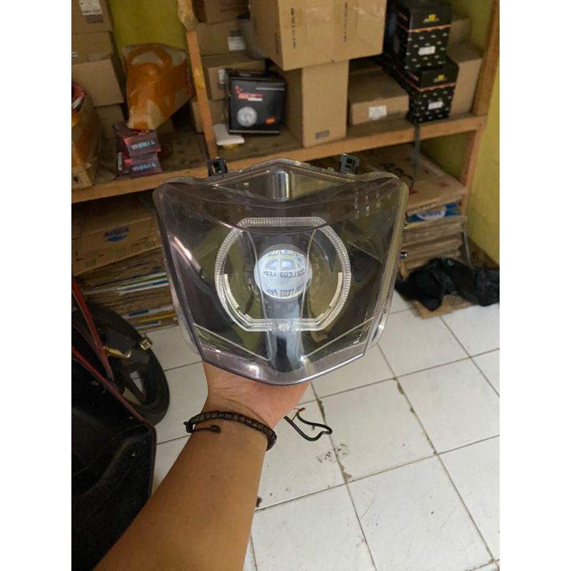 Jual Set Reflektor Beat Esp 2017-2019 Set Semi Biled ala ala cutt off ...