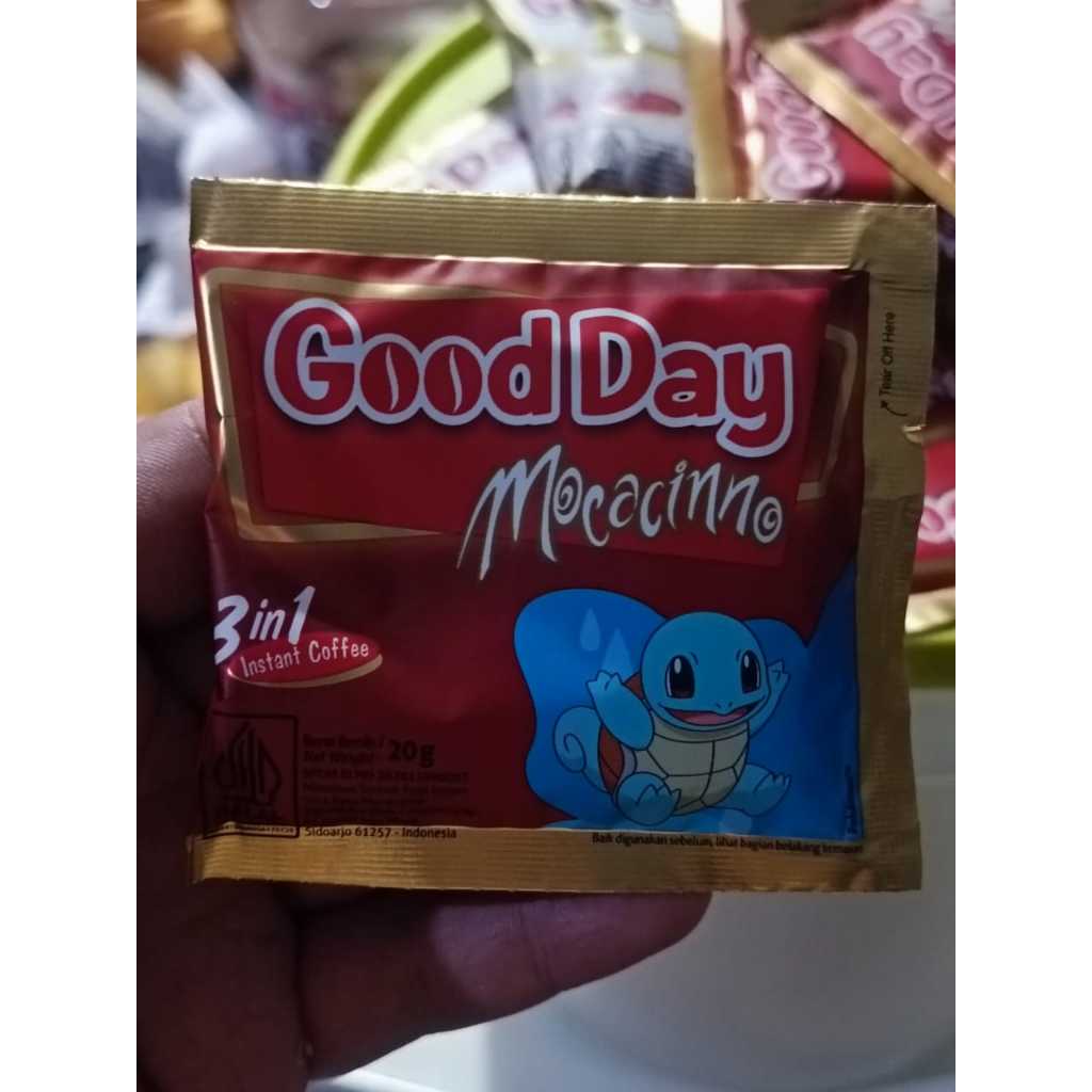 Jual Kopi Good Day Mocacinno X Pokemon Squirtle 3 In 1 Instant Coffee ...