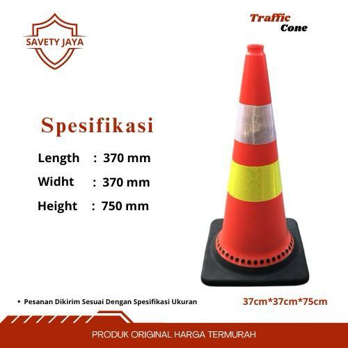 Jual Safety Traffic Cone / Kerucut Lalu Lintas 75cm | Shopee Indonesia