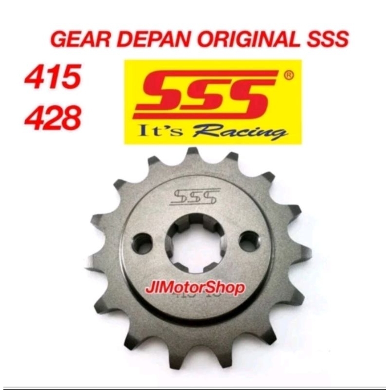 Jual Gear Gir Depan SSS 415 428 Original Yamaha Jupiter Z Vega F1ZR Rx King Crypton krypton Alfa ...