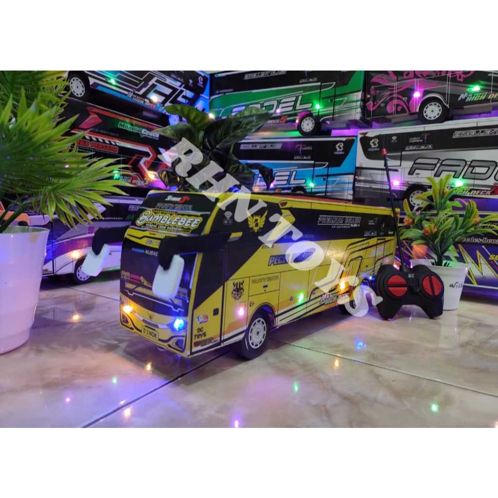 Jual MAINAN BUS TELOLET BASURI REMOT CONTROL BUMBLEBEE | Shopee Indonesia