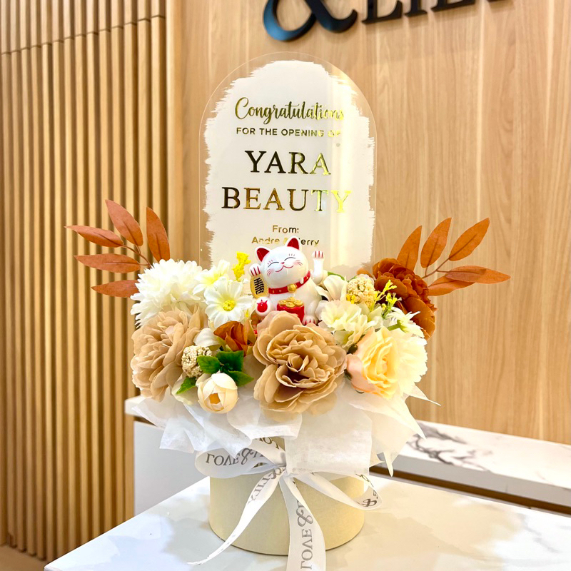 Jual [READY] GRAND OPENING GIFT - Bloom box akrilik acrylic bunga kado ...