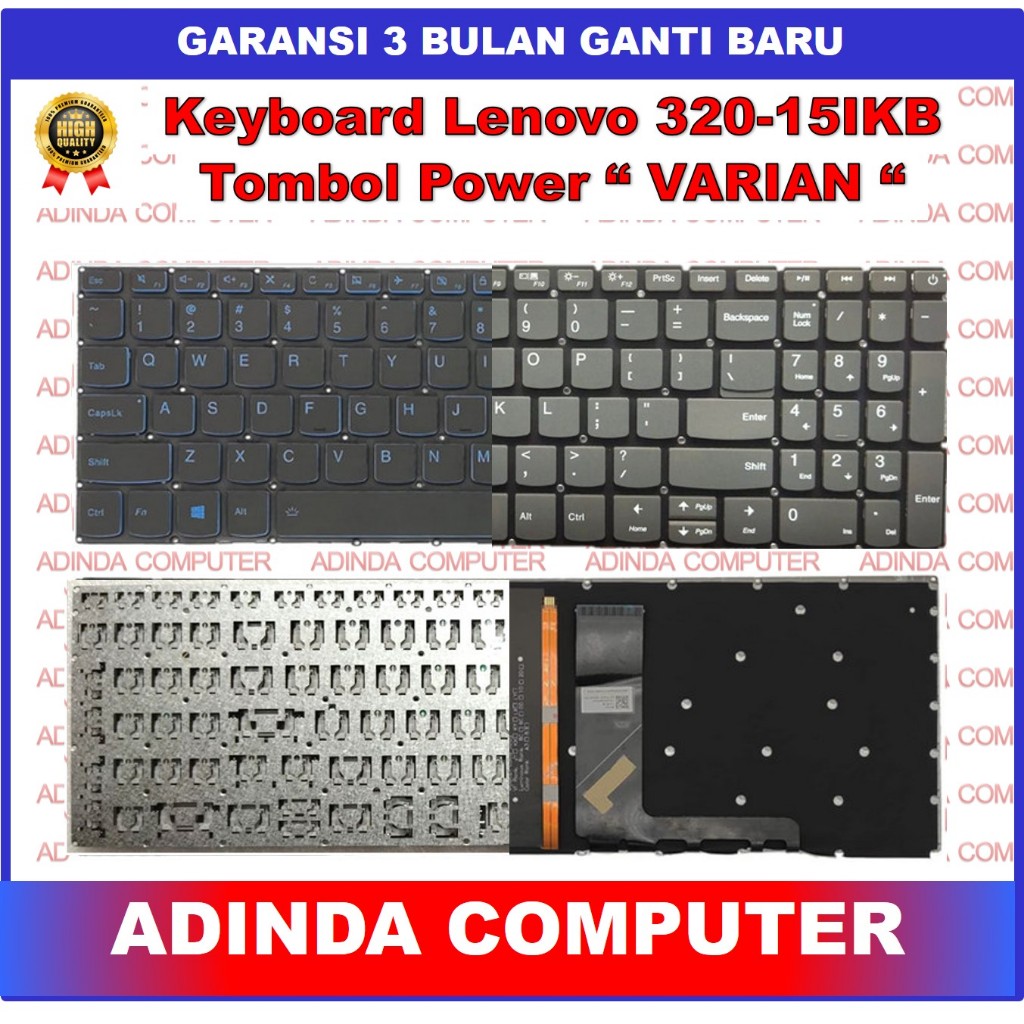 Jual Keyboard Lenovo Ideapad 320-15ikb V15-ada V15-igl V15-iil V15-iwl ...
