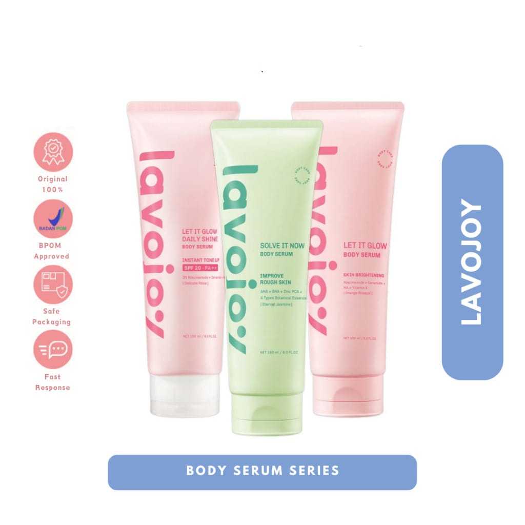 Jual LAVOJOY Body Serum Series - Let It Glow, Instant Tone Up & Solve ...