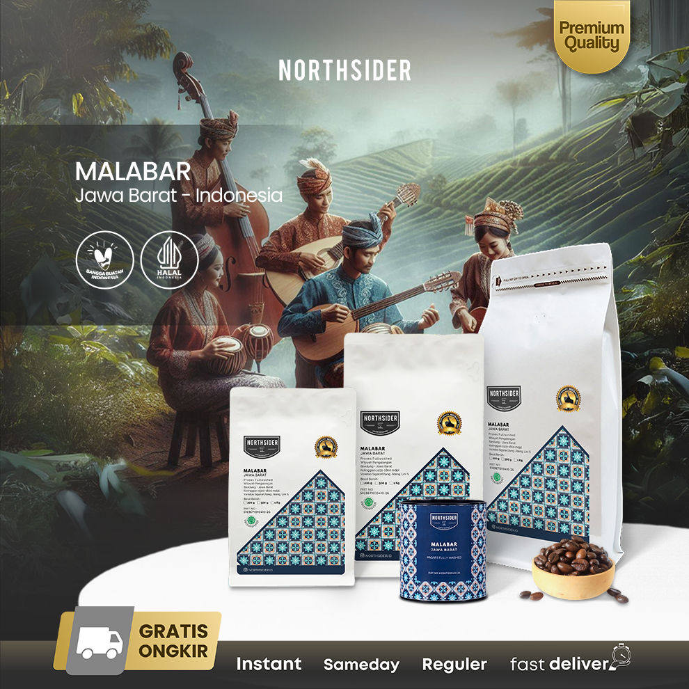 Jual Northsider Kopi Arabika Java Malabar fully-washed coffee | Shopee ...