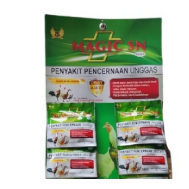 Jual MAGIC SN HIJAU OBAT SALURAN PENCERNAAN Diare berak kapur/hijau ...