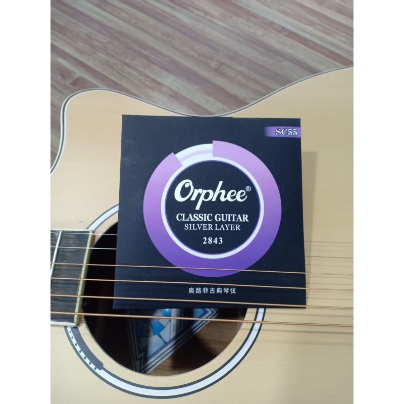 Jual SATU SET SENAR GITAR KLASIK NYLON ORPHEE SC55 ORIGINAL | Shopee ...