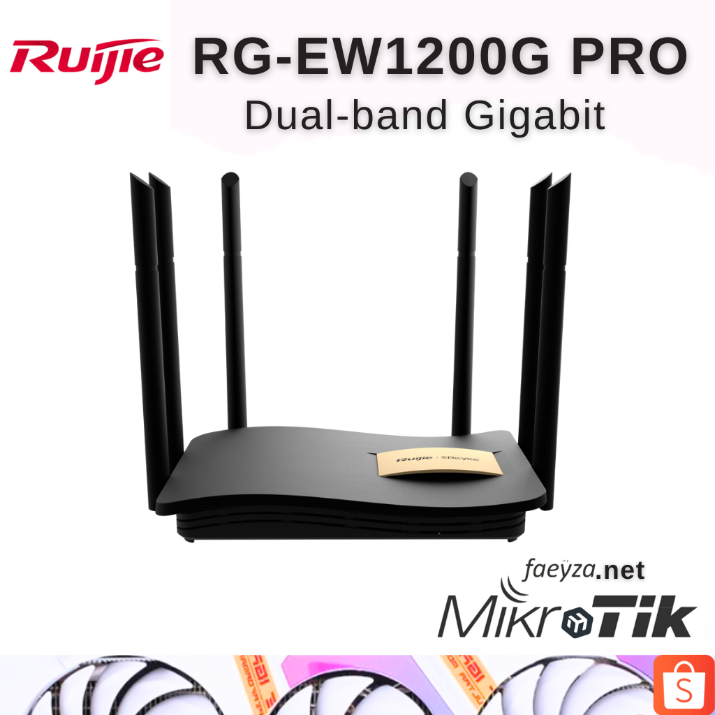 Jual Router Wireless Gigabit 1267Mbps Dual-band RG-EW1200G PRO Full ...