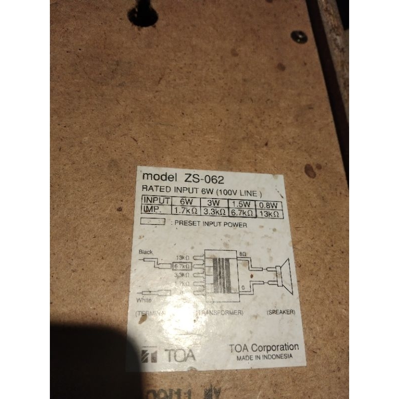 Jual speaker toa dinding 1 biji | Shopee Indonesia