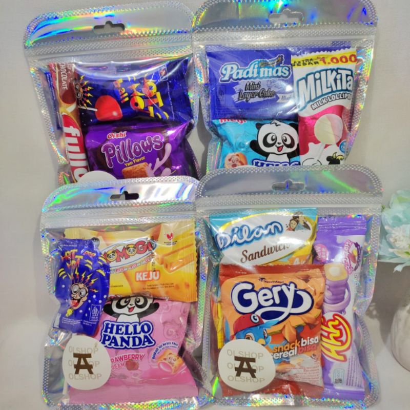 Jual Snack Ulang Tahun / Mini Snack / Snack Hologram Lucu / Snack Murah ...