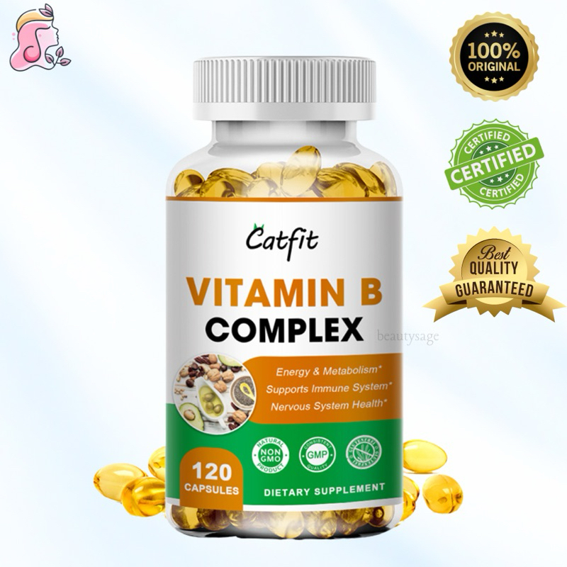 Jual Catfit Original 120 Kapsul Vitamin B Kompleks Suplemen untuk ...