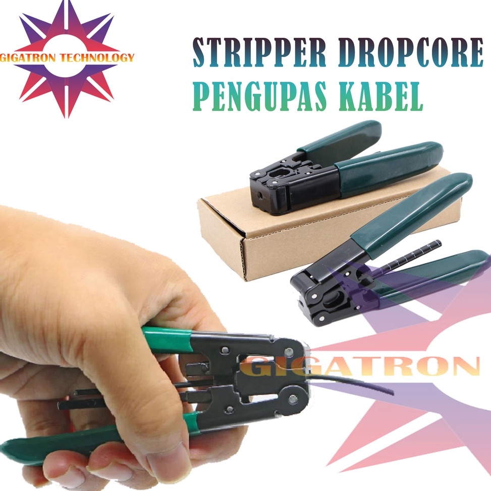 Jual Update Populer Drop Cable Stripper Fiber Optik FTTH FO Tool Drop ...