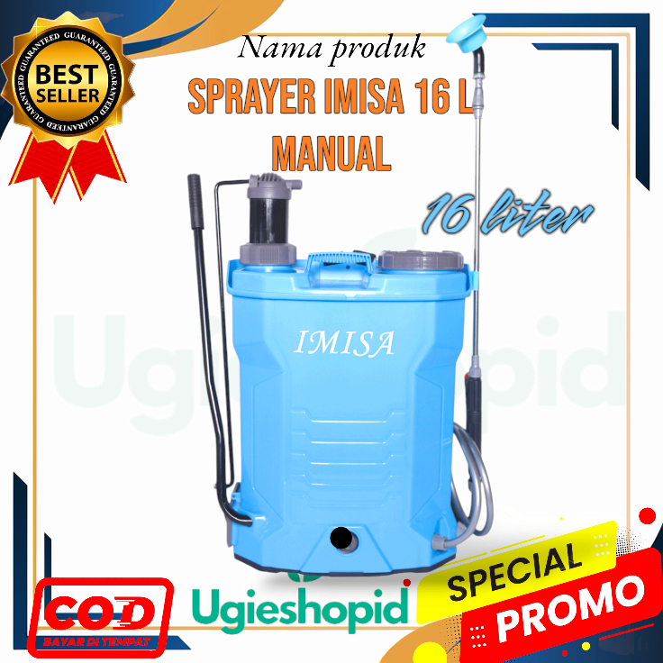 Jual SPRAYER MANUAL IMISA KAPASITAS 16 LITER / TANGKI SEMPROT PERTANIAN ...