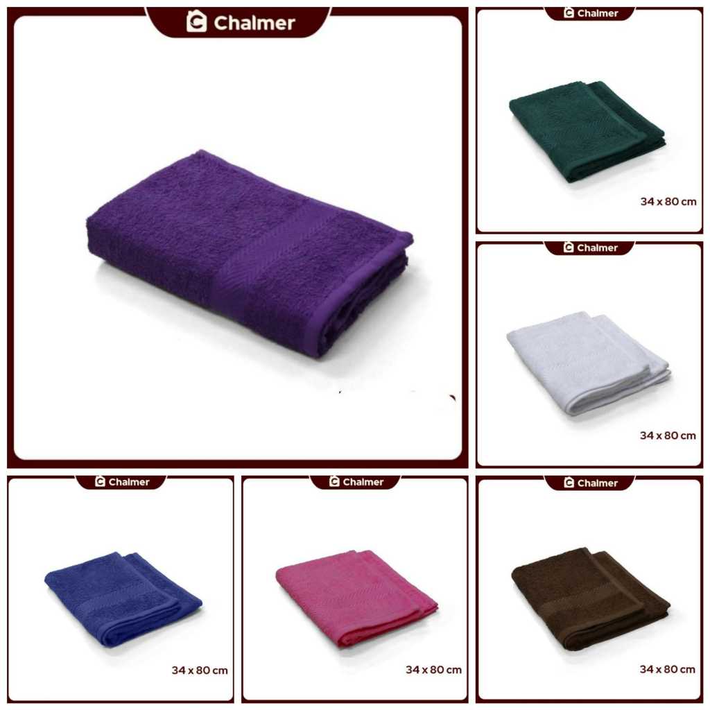 Jual Handuk Sport Chalmer 35x80 cm - Putih | Shopee Indonesia