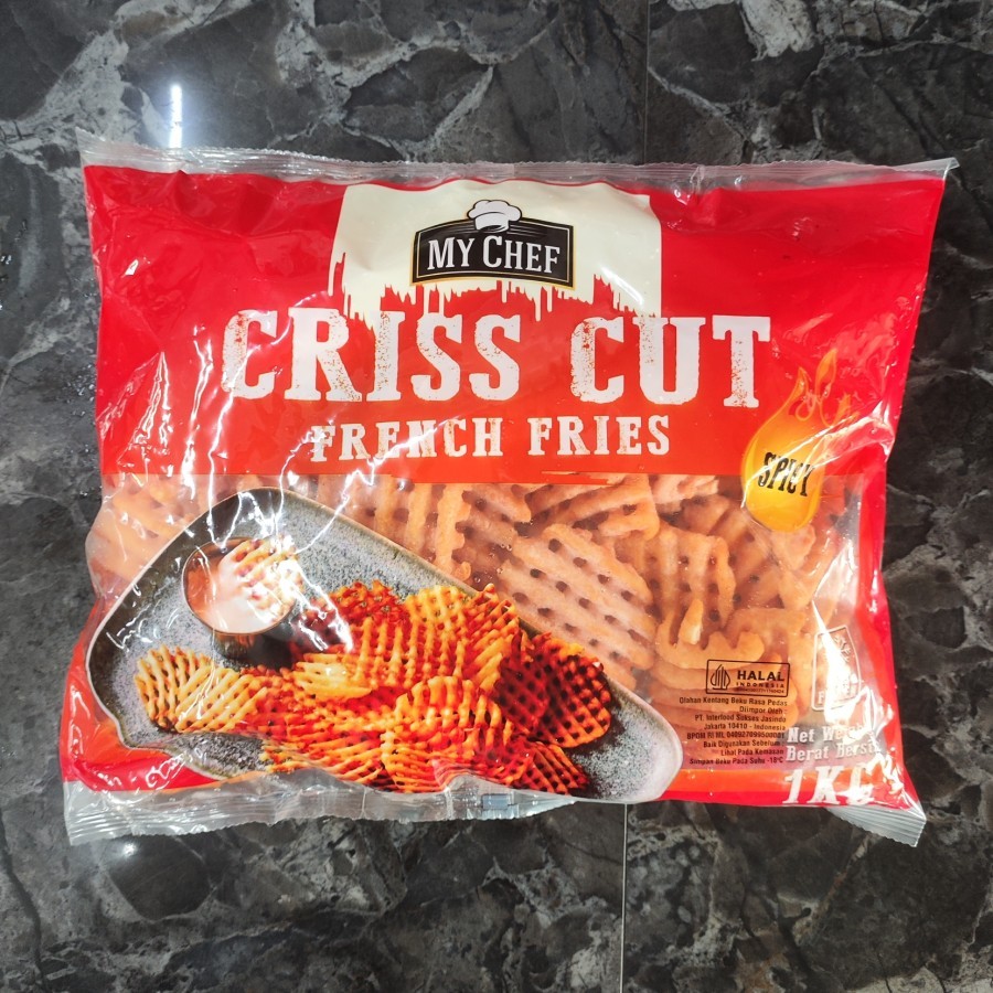 Jual My Chef criss cut kentang 1 kg | Shopee Indonesia