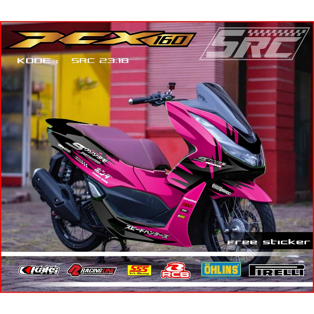 Jual Sticker Decal HONDA PCX 160 Full Body 2021 2022 2023 2024 Sticker ...