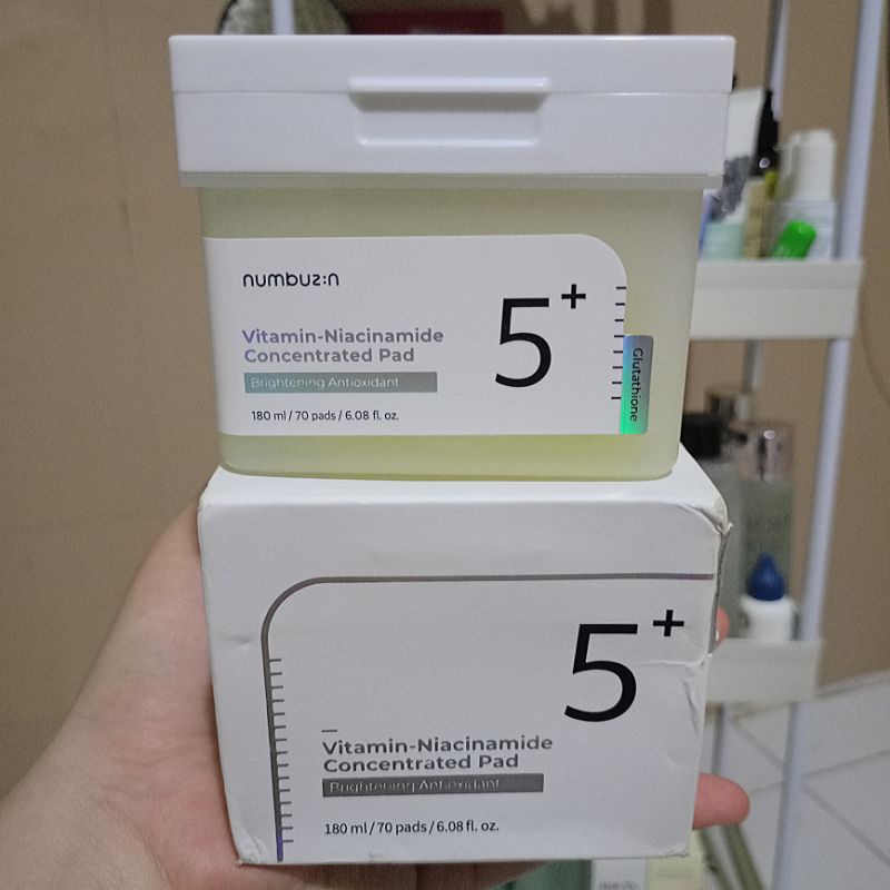 Jual Numbuzin No. 5+ Vitamin Niacinamide Concentrated Pad 70 ea / pcs | Shopee Indonesia