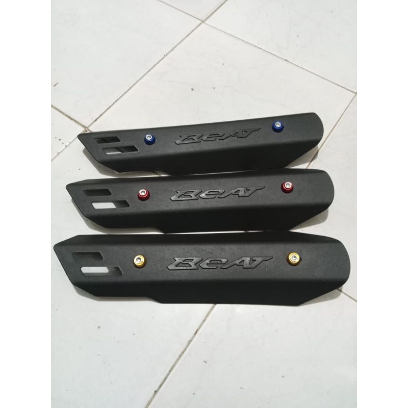 Jual promo cover knalpot beat+baut L universal tameng knalpot beat ...