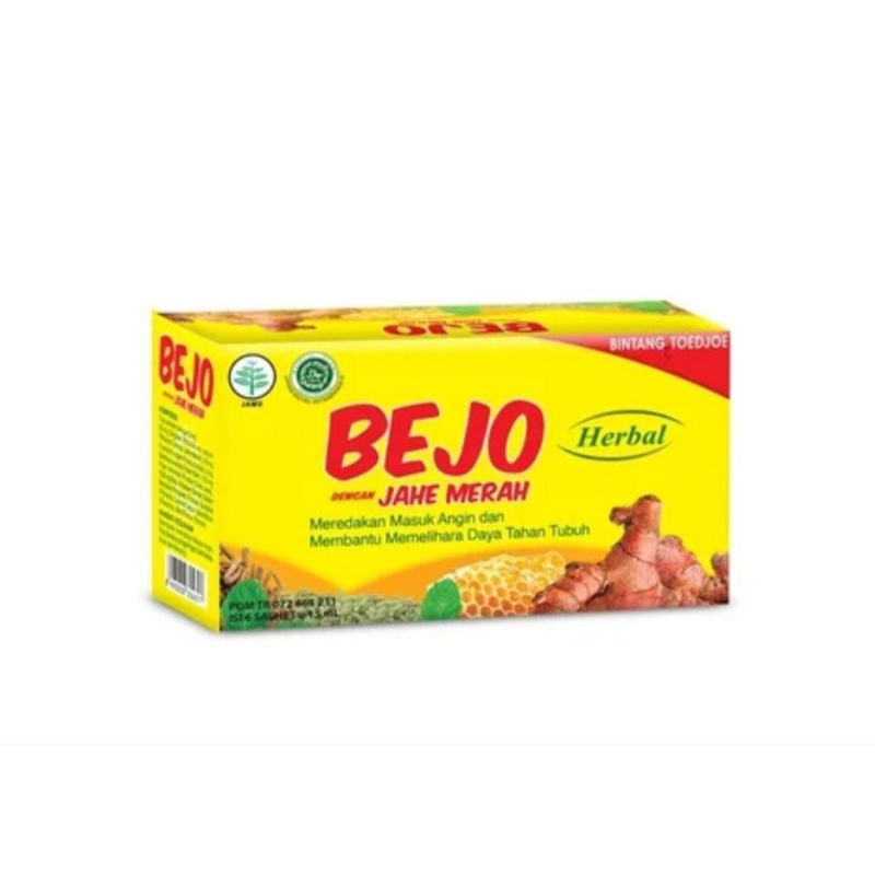 Jual Bejo Jahe Merah Bintang Toedjoe 6×15ML | Shopee Indonesia