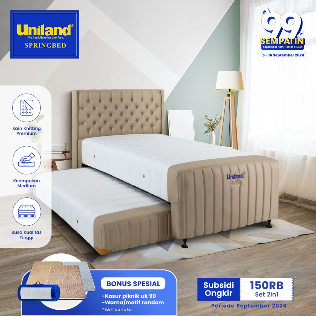 Jual Uniland Springbed 2 in 1 Rivera Ashton - Kasur Spring Bed Sorong ...