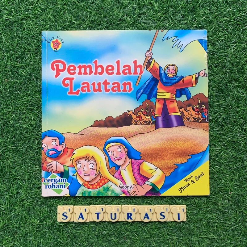 Jual (Saturasi Preloved) Cergam Rohani Kisah Musa & Saul : Pembelah ...