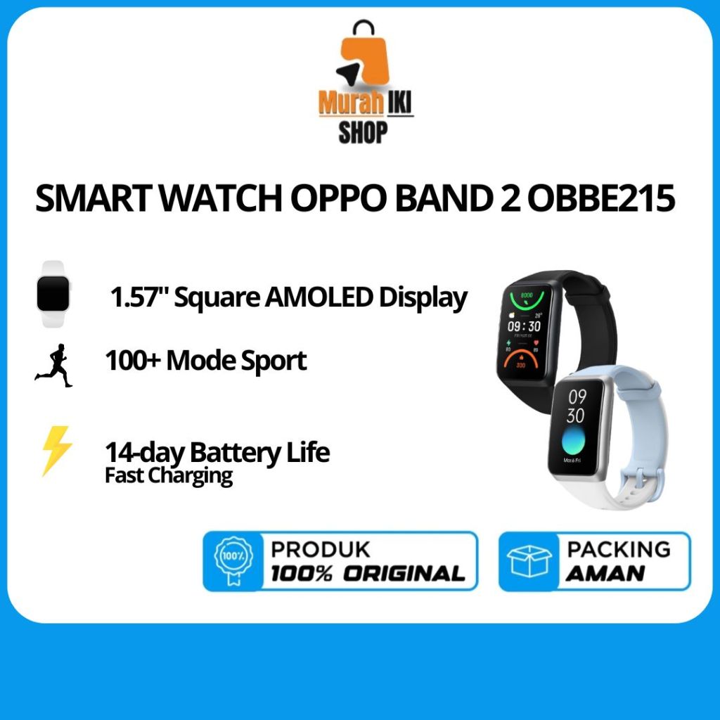 Jual SMART WATCH OPPO BAND 2 OBBE215 | Shopee Indonesia