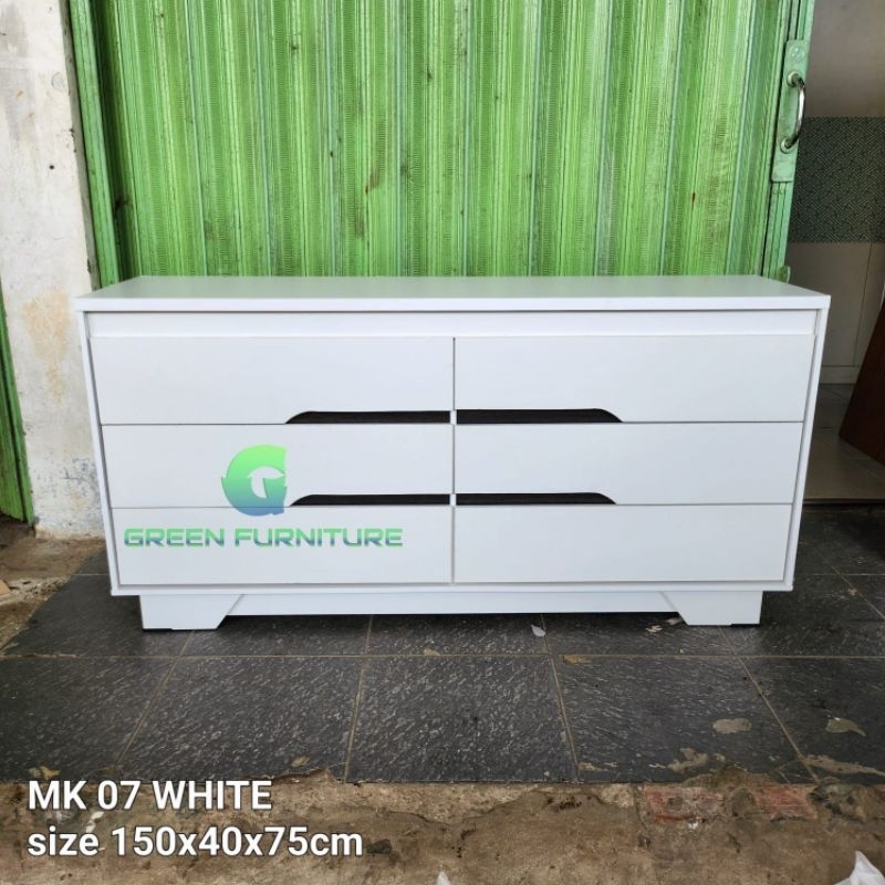 Jual meja tv mk 07 capitol buffet tv credenza rak tv minimalis drawer | Shopee Indonesia