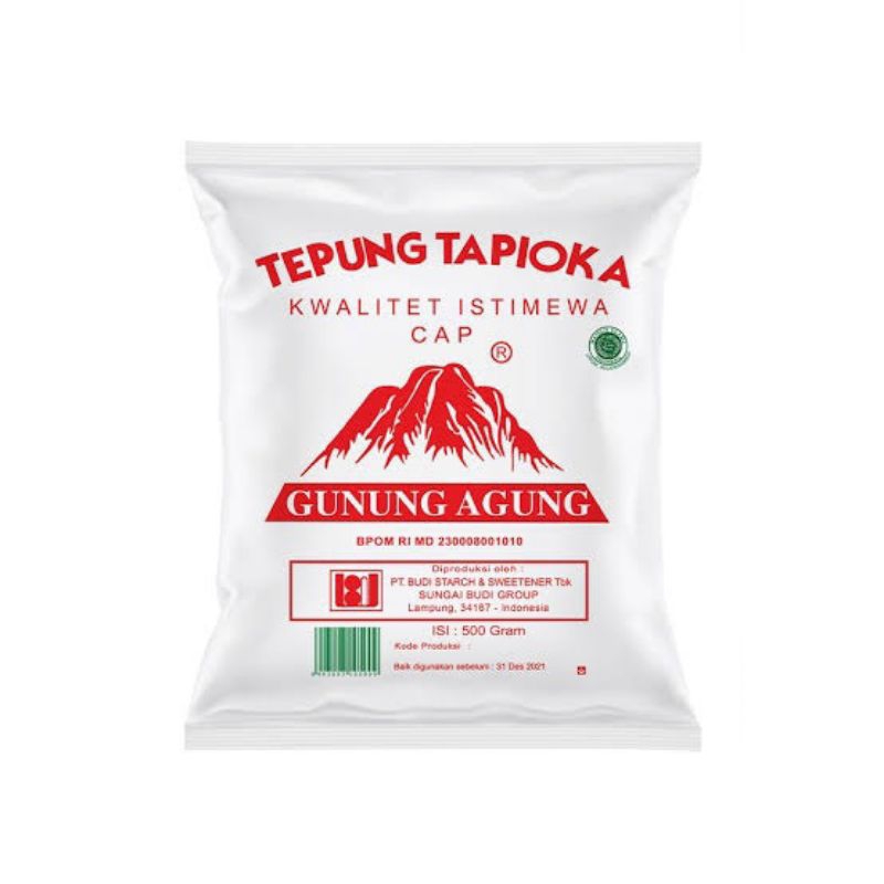 Jual Tepung Tapioka / Tepung Kanji / Aci Cap Gunung Agung 500 Gram ...