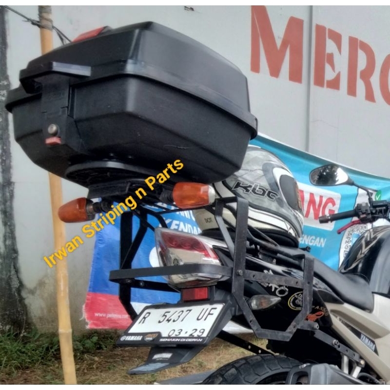 Jual Top Box Givi E20 Lengkap Brecket SideBox Custom PnP Yamaha Scorpio ...