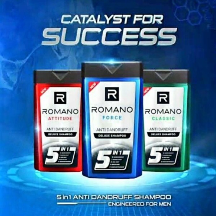 Jual ROMANO SHAMPOO ANTI DANDRUFF 170 GRAM CLASSIC/FORCE | Shopee Indonesia