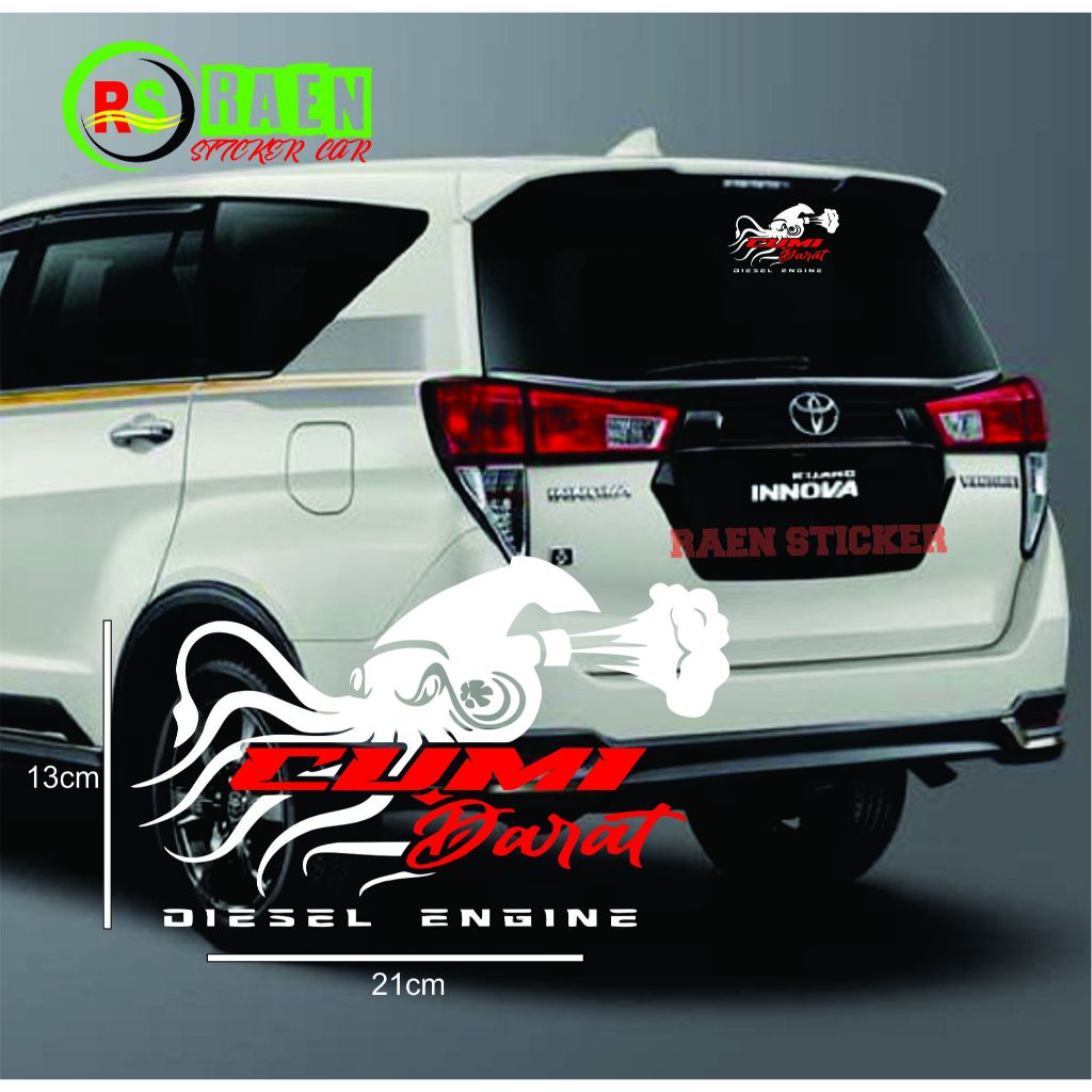 Jual STICKER KACA CUMI DARAT CUTTING STIKER KACA UNTUK SEMUA JENIS ...