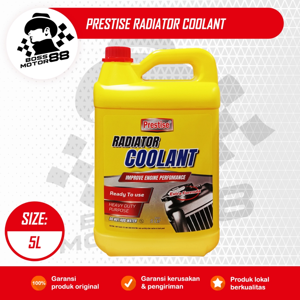 Jual Prestise Air Radiator Coolant 5L Cairan Radiator Untuk Semua Jenis ...
