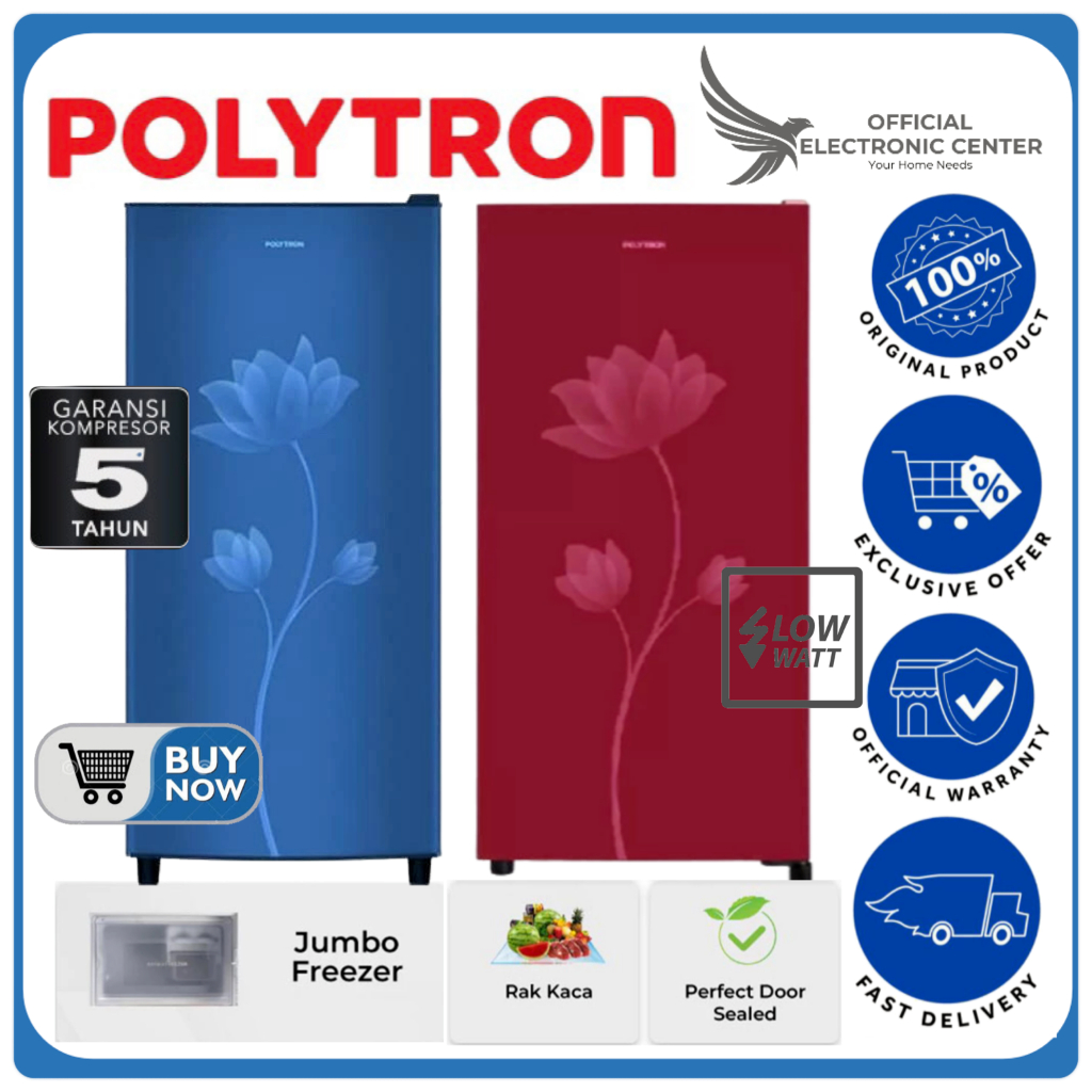 Jual KULKAS POLYTRON PRB-179 PRB179 PRB 179 BELLEZA LEMARI ES 1 PINTU ...