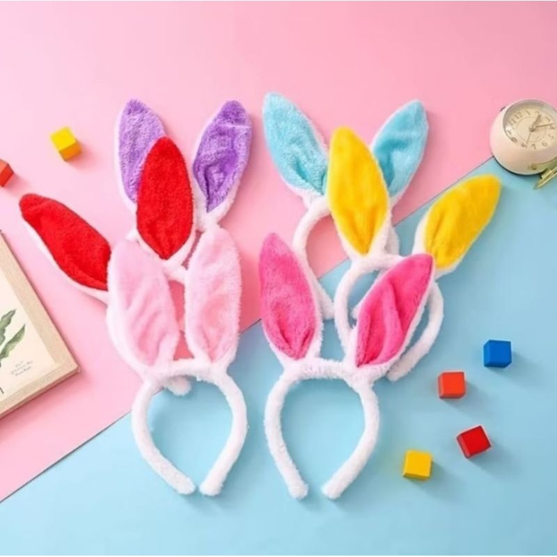 Jual Bando Kelinci Bunny Bulu Halus Premium / Bando Kelinci Lucu ...