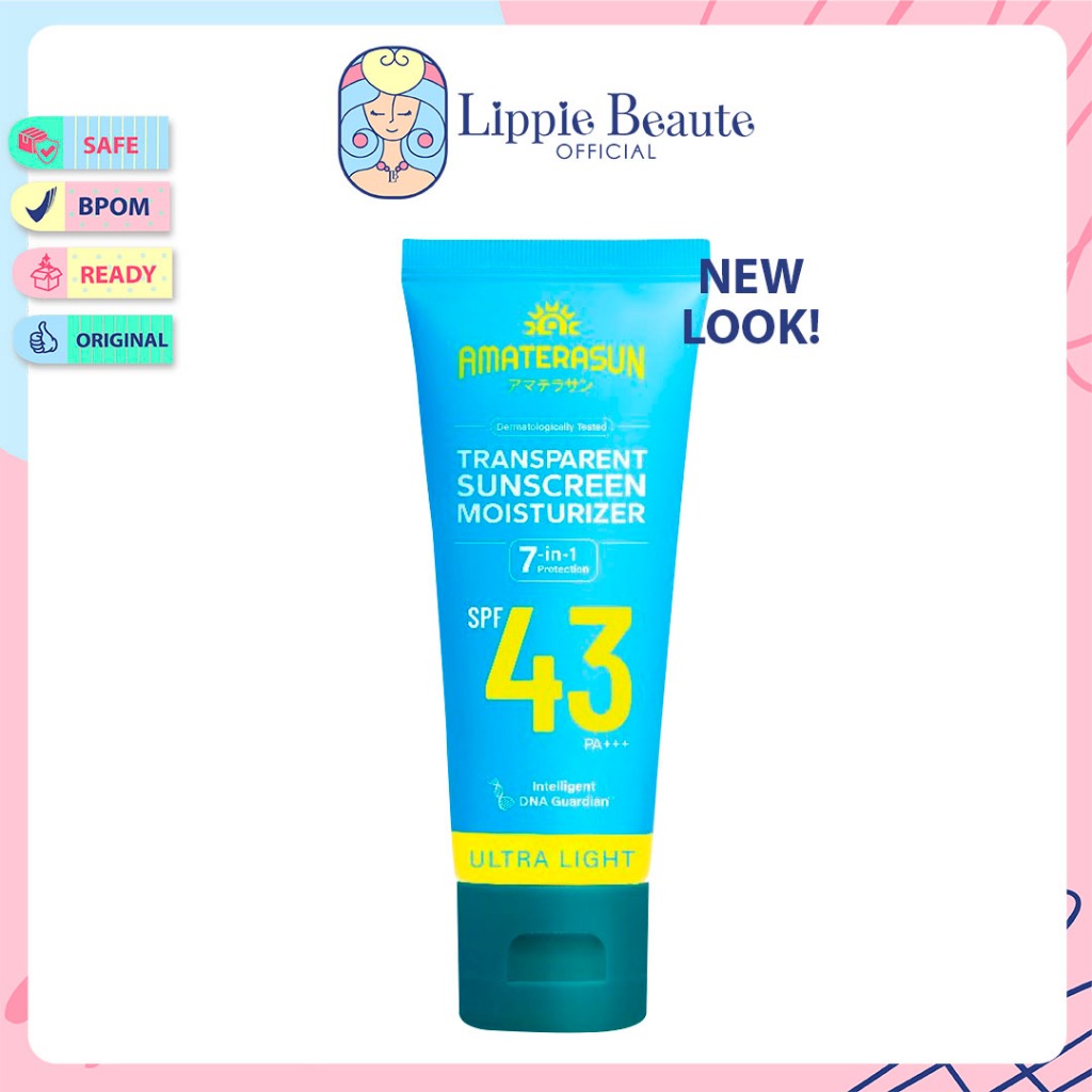 Jual AMATERASUN - 7-in-1 Transparent Sunscreen Moisturizer SPF 40 PA ...
