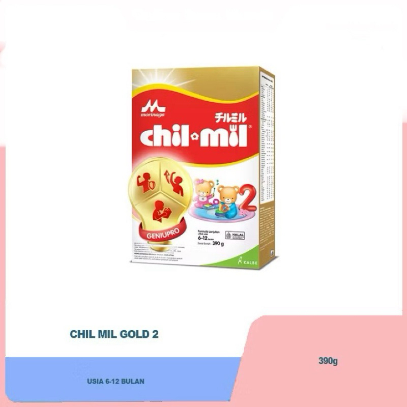 Jual Morinaga ChilMil Gold Geniupro Formula Bayi Usia 6-12 Bulan 390g ...